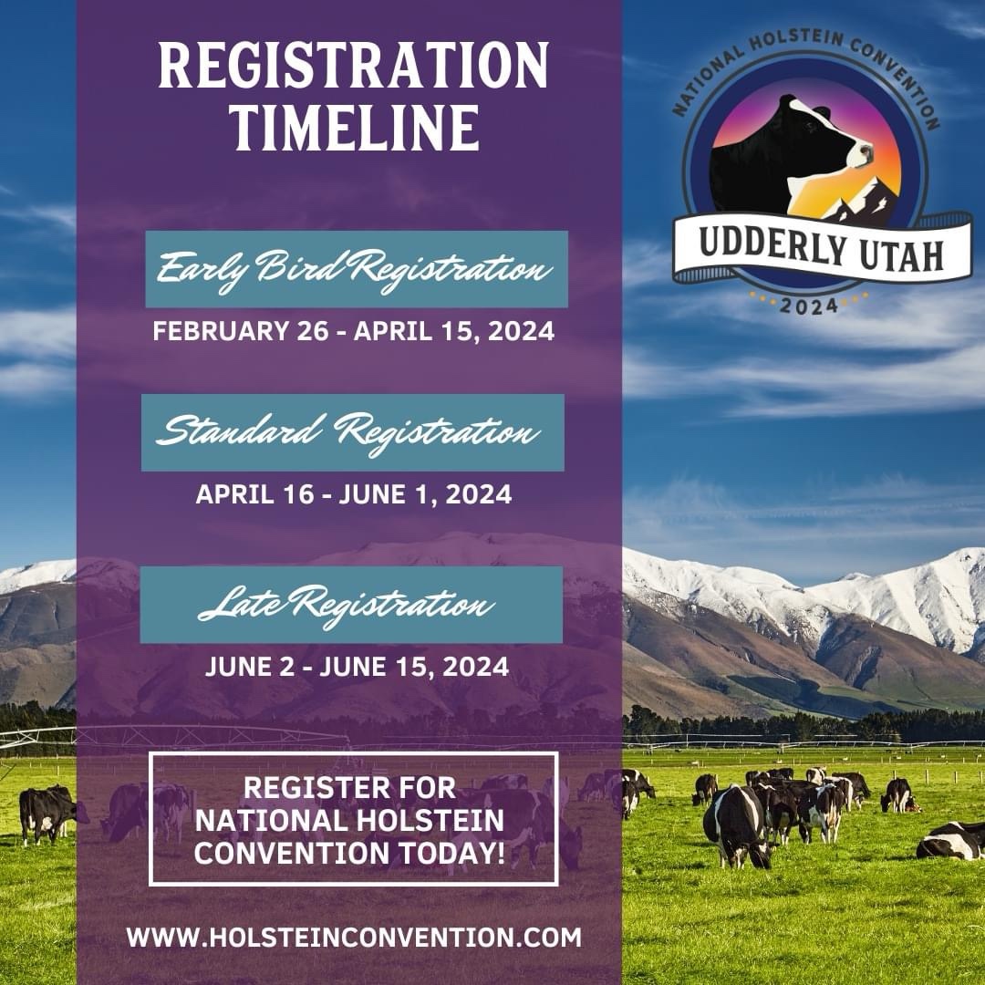National Convention Early Bird Registration – Ohio Holstein Association