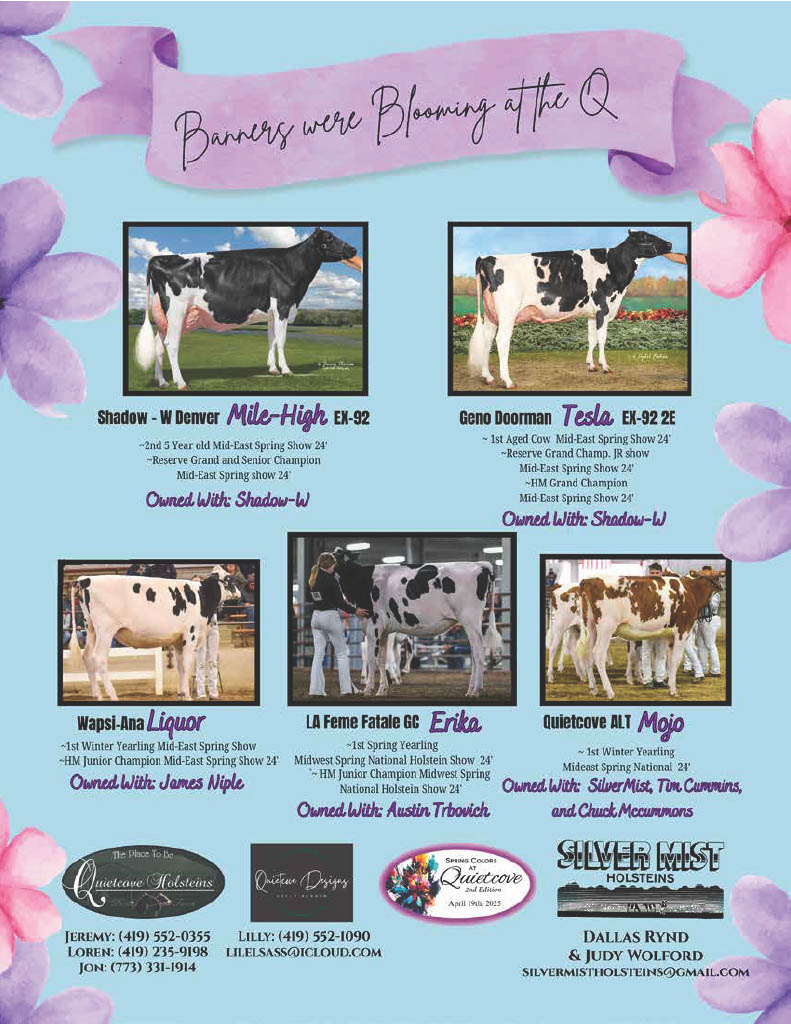 Ohio Holstein Spring Sale Catalog – Ohio Holstein Association